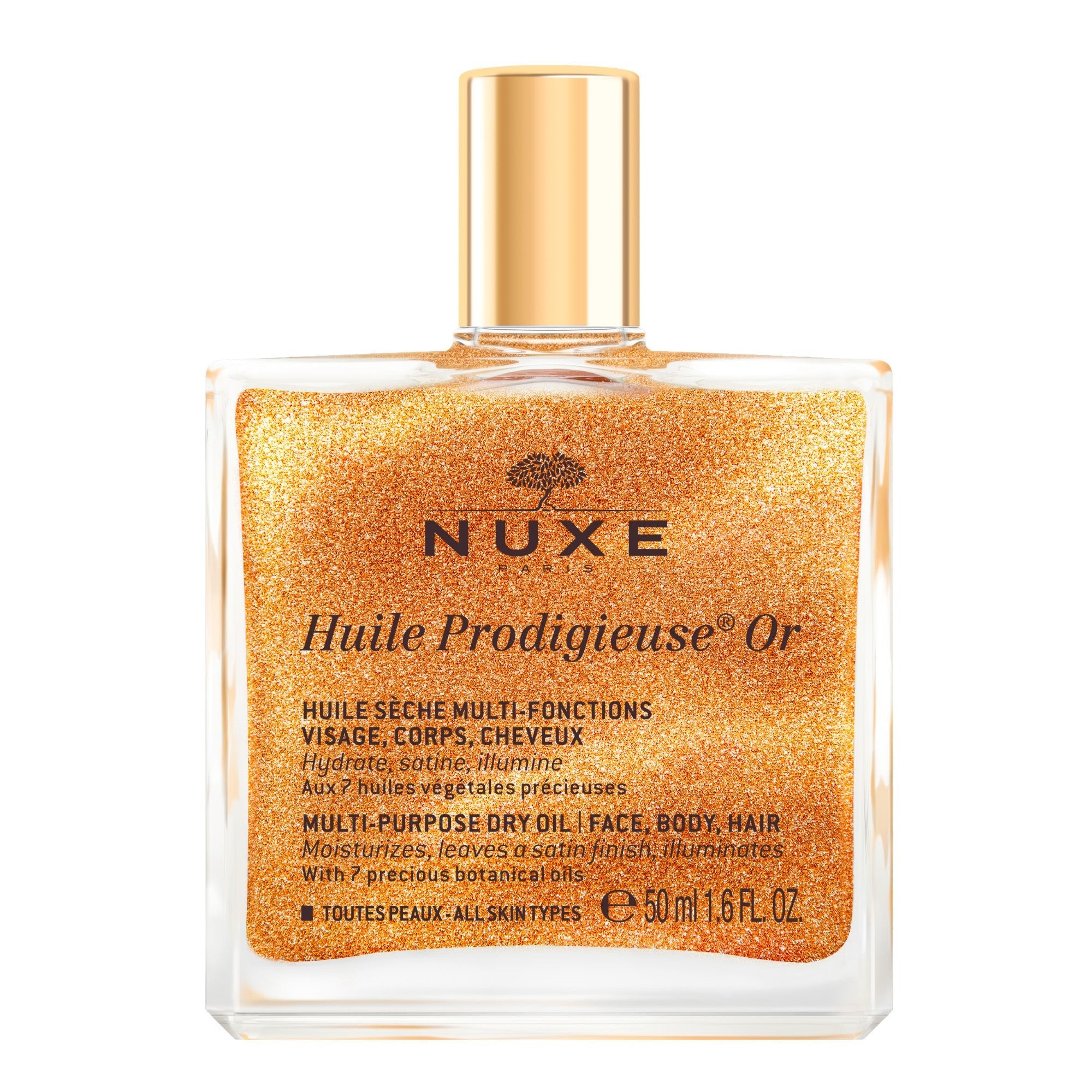 HUILE PRODIGIEUSE® OR - Olio secco per viso, corpo e capelli 50 ml | NUXE