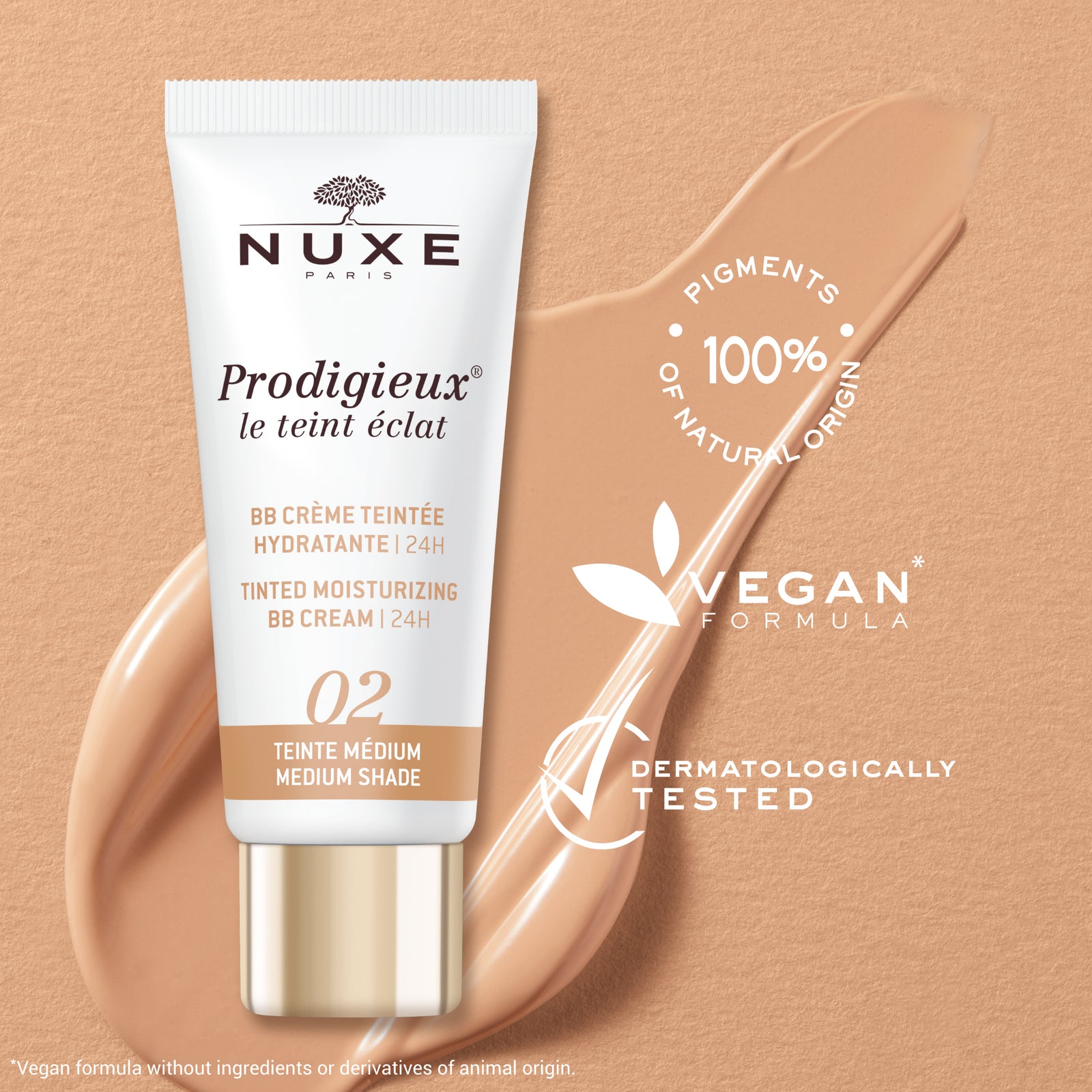 Les soins Prodigieux® | BB cream skin perfector tonalità media | NUXE